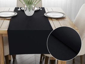 Biante Dekorační běhoun na stůl BKS-410 Černý 20x120 cm