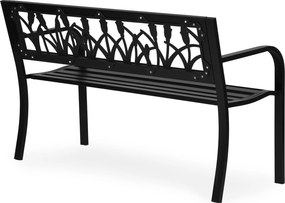 Zahradní lavička Dorado 120 cm černá