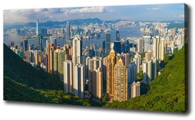 Wallmuralia Foto obraz na plátně do obýváku Hongkong  panorama 100x50