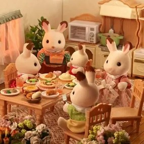 Sylvanian Families Rodina ´´chocolate´´ králíků - nová / od 3 let