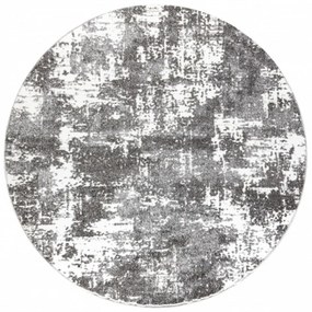 Kusový koberec Vansa šedý kruh 100cm
