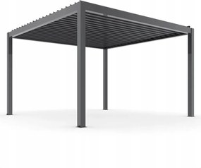 Elektrická pergola Luxe 3x4 m antracit s Led světlem