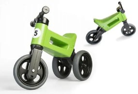 Teddies Odrážedlo Funny Wheels Sport 2v1 s gumovými koly Zelené