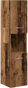 4dílná koupelnová sestava old wood kompozitní dřevo 3328915