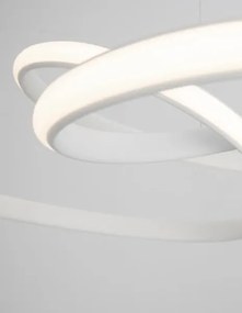 LED lustr Menton 52 bílé