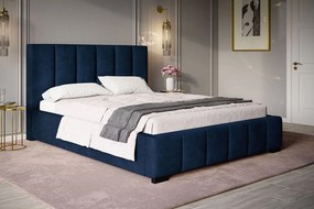 Manželská postel 180x200 cm Betty Barva: Modrá - Kronos 09