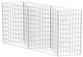 Gabionový koš pozinkovaná ocel 120 x 30 x 100 cm,  142539