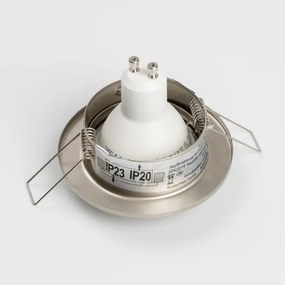 SADA 5x Koupelnové podhledové svítidlo 1xGU10/4W/230V IP23 matný chrom