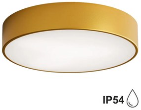 Temar Koupelnové stropní svítidlo CLEO 3xE27/24W/230V pr. 40 cm zlatá IP54 TM0038