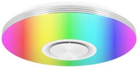 LED RGBW Stmívatelné stropní svítidlo s reproduktorem LED/60W/230V bílá + DO
