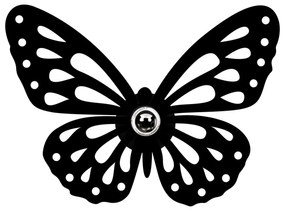Nástěnná lampa Shadows Butterfly černá