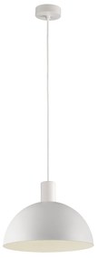 ACB Iluminacion Závěsné svítidlo TIGA,  ⌀ 25 cm, 1xE27 15W Barva: Bílá, Barva montury: Bílá