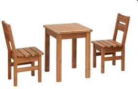 PROWOOD Dřevěný zahradní Nábytek SET S2 - stůl + 2 x židle
