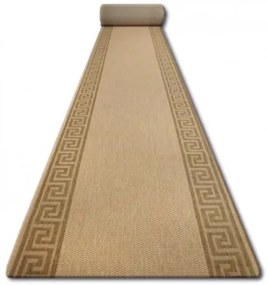 Běhoun Sisal Floorlux 20014 mais / káva Šíře: 100 cm