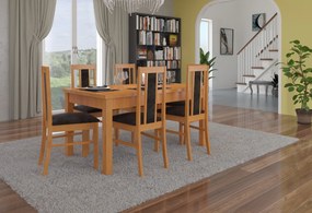 ADRK Furniture Sada stolu s židlemi RODOS 52 SE-ROD-52-A-B088