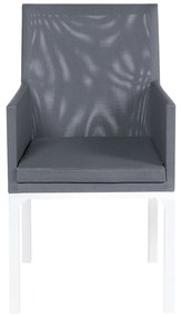 Sada dvou šedých židlí BACOLI Beliani