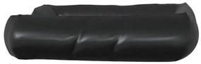 vidaXL Pelíšek pro psy černý 105 x 80 x 25 cm umělá kůže