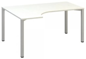 Ergonomický stůl ProOffice B 180 x 120 cm, levý / Bílá