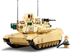 Sluban Model Bricks M38-B0892 Bitevní tank M1A2 Abrams
