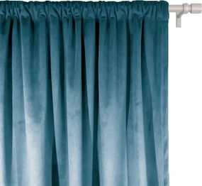 Závěs do dětského pokoje VELVET Zvolte barvu: Tmavě modrá, Zvolte rozměr: 140 x 160 cm (šířka x výška)
