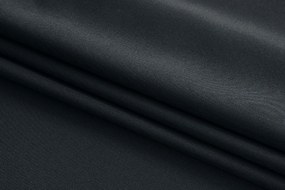 Černý závěs OXFORD 140x250 cm Zavěšení: Řasící páska