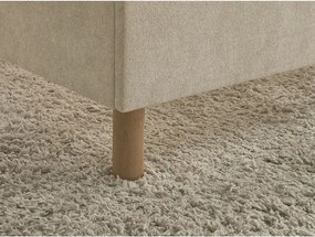 Zelená čalouněná čalouněná dvoulůžková postel s roštem 140x190 cm Mara – Bobochic Paris