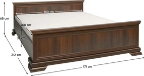 Postel KORA KLS 160x200, samoa king Kondela 0000086337