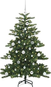 Umělý Skládací Vánoční Strom Zelená 150 cm PVC a ocel 3397658