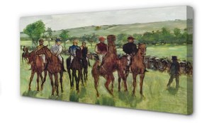 Obrazy na plátně Art jízda na koni 125x50 cm