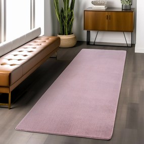 Ayyildiz, Kusový koberec Joy 1400 rose, 60x100, růžová, chodba / předsíň