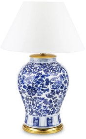 Velká lampa s modrými květinami 138202