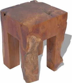 Stolička masivní teak 243471