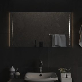 Koupelnové zrcadlo s LED osvětlením 50 x 90 cm 3154053