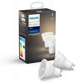 Philips | SADA 2x LED Stmívatelná žárovka Philips Hue WHITE GU10/5,2W/230V | P3083