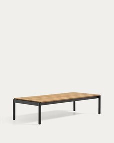Zahradní konferenční stolek z teakového dřeva 63x149 cm Sorells – Kave Home