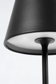 BIZZOTTO Zahradní stojací LED lampa ETNA 38 cm černá