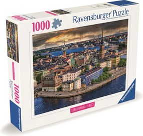 Puzzle ravensburger 120001140 skandinávie stockholm, švédsko