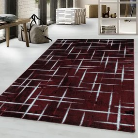 Koberce Breno Kusový koberec COSTA 3521 Red, Červená, Vícebarevné, 140 x 200 cm