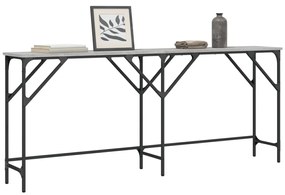 Konzolový stolek šedý sonoma 180 x 29 x 75 cm kompozitní dřevo