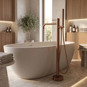 Rea Lungo Diamond, volně stojící baterie, měděná matná, REA-B2247