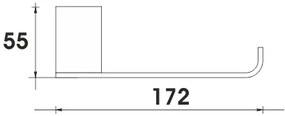 Nimco Držák na toaletní papír Ki 14055g-26