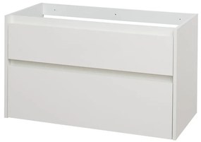 Mereo Mereo, Opto, koupelnová skříňka 101 cm, bílá, dub, bílá/dub, černá, CN912S