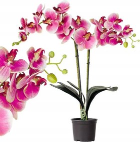 Orchidej 18 květů umělé rostliny 70 cm mix barev
