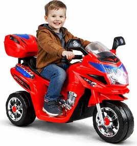 LEAN CARS Elektrická motorka pro děti HC8051 červená