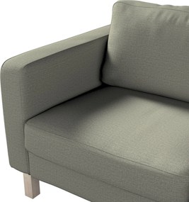 Potah na pohovku IKEA  Karlstad 2-místná, nerozkládací, krátký barva šedá látka pletený vzor