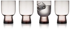 Lyngby Glas Sklenice na vodu Sorrento 30 cl (4 ks) Pink