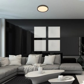 Rabalux Černé stropní LED svítidlo Epora 390mm 25W 71118
