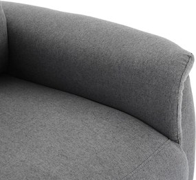 Křeslo polohovací masážní s výhřevem, 8bodová vibrační masáž, zvedací systém, USB, šedá látka (72 x 95) cm