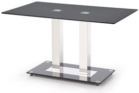 Moderní Stůl do Jídelny Skleněná Deska NOA