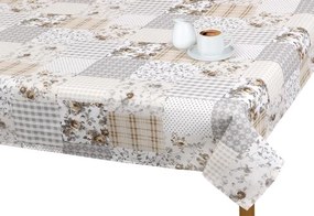 Bellatex Ubrus EMA Patchwork Šedá,Šedá rozměr 120x160 cm